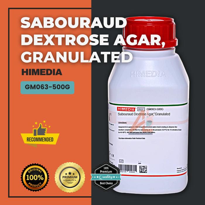 Jual Sabouraud Dextrose Agar, granulated, Media Mikrobiologi, 500 gram ...