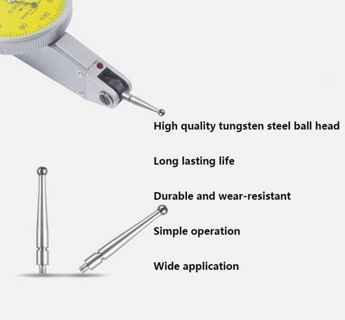 Promo Jarum Dial M1.6 Steel Probe Indicator Gauge Test Ulir M 1.6 ...