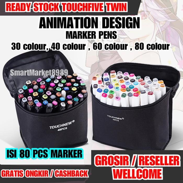 Jual TouchFive Marker / Twin Marker Sketsa Drawing /Animation Sketsa ...