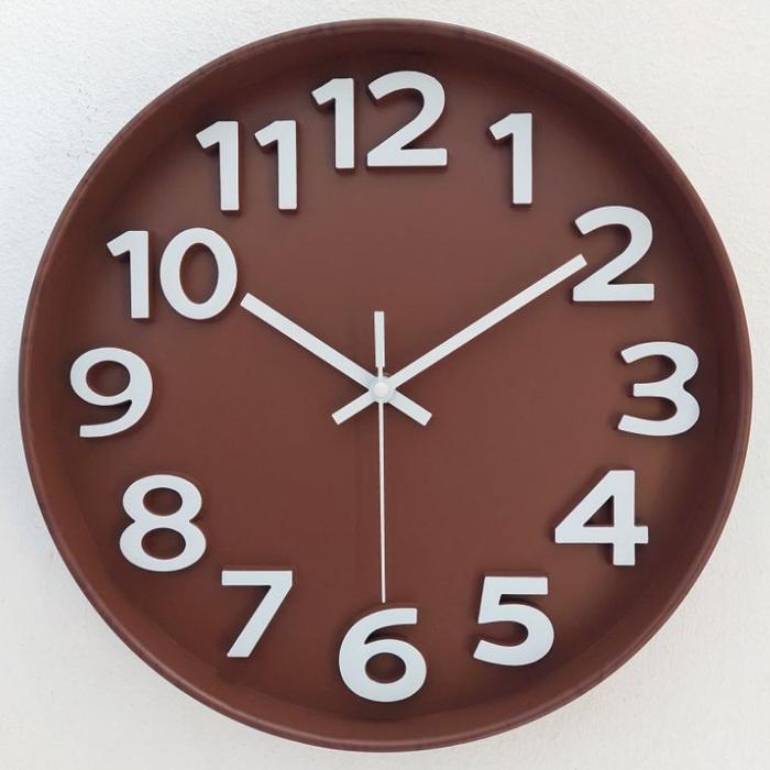 Jual Jam Dinding Polos Modern Unik Vintage Minimalis Angka Timbul ...