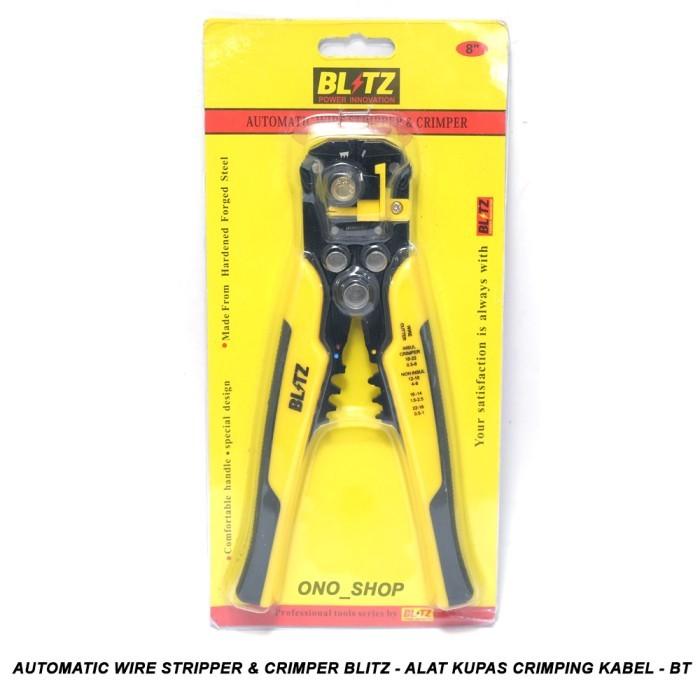 Jual Automatic Wire Stripper Crimper Blitz - Alat Kupas Crimping Kabel ...