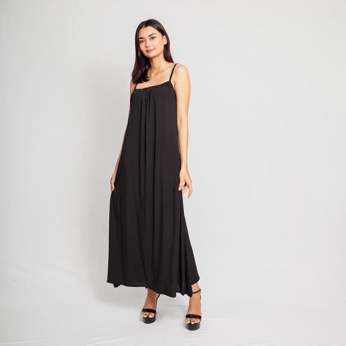 Jual Tank Top Long Dress - Terusan Tali Kecil Hitam Nyaman - Kab. Badung - Heart Beads Official ...