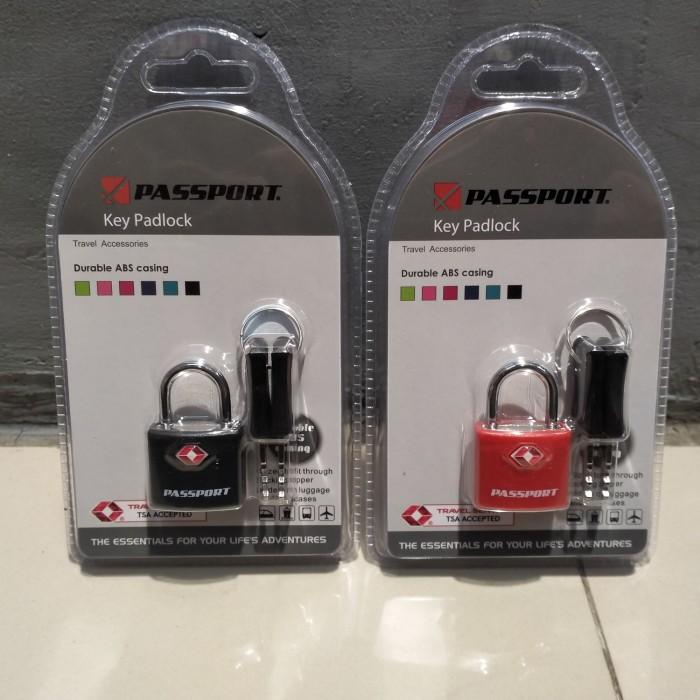Jual Passport Gembok Koper Tsa Dengan Kunci - Hitam Merah - Kota Depok ...