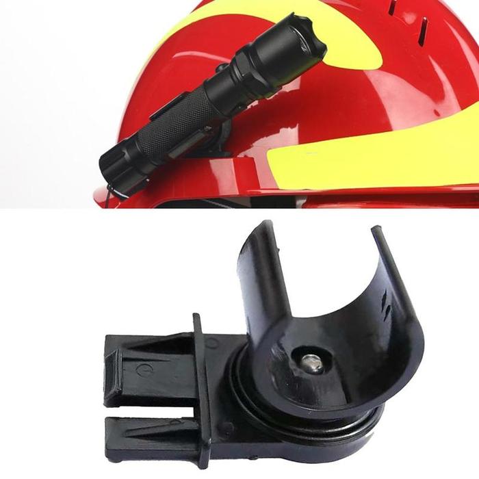Jual SWA Tactical Helmet Flashlight Mount Clip Holder Torch Clamp ...