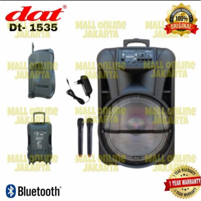 Jual Speaker Aktif 15inch Portable Dat dt 1535 15inch Trolley Dat ...