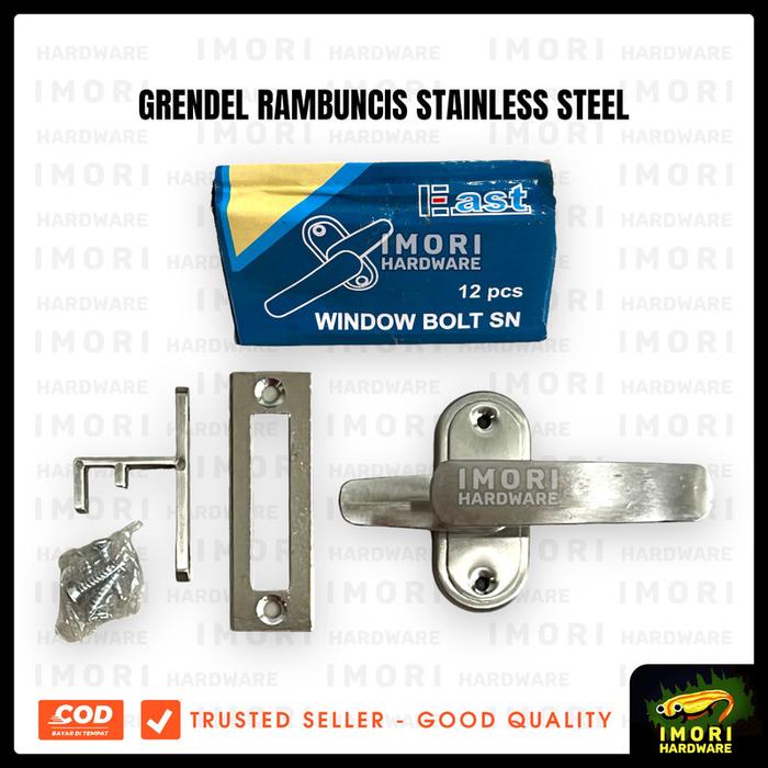 Jual EAST Grendel Rambuncis stainless steel Kunci Jendela Panolet ...