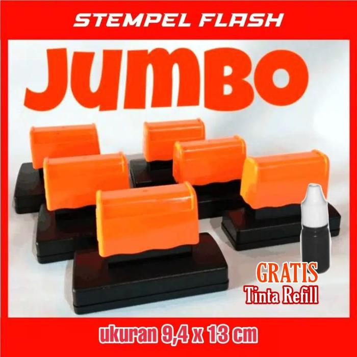 Jual Stempel Flash Custom Ukuran Jumbo Stampel Besar Kardus Packing ...