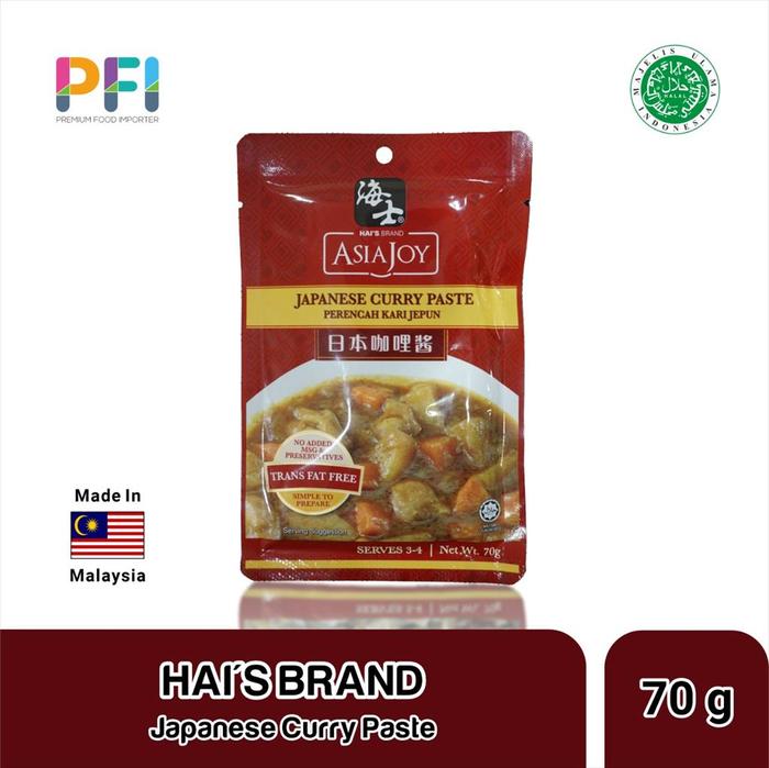 Jual Hais Asia Joy Japanese Curry Paste 70G - Bumbu Kari Jepang ...