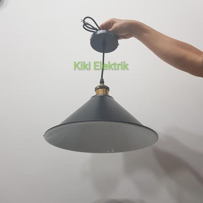 Jual Kap Lampu Gantung Modern Minimalis Model Ceper 30 cm + Fiting Besi - Jakarta Timur - livix ...