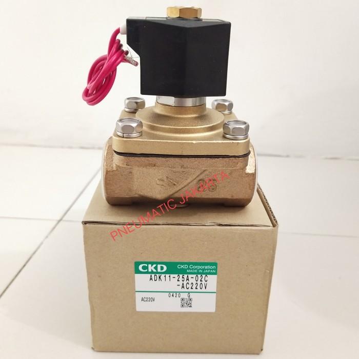 Jual SOL VALVE ADK11-25A-02C-AC220V CKD JAPAN HIGH QUALITY PNEUMATIC ...