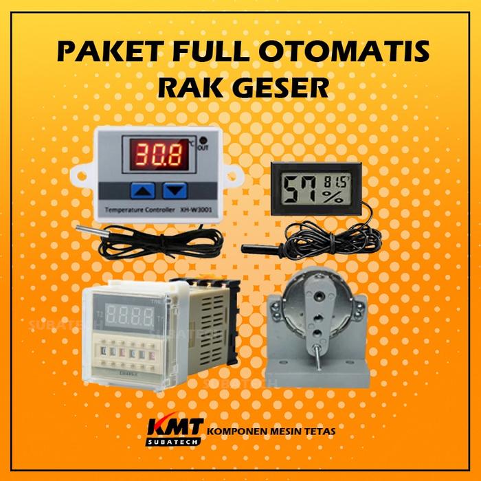 Jual Paket Komponen Mesin Tetas Rak Geser Thermostat Dan Higrometer ...