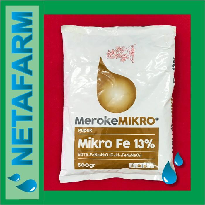 Jual Meroke Mikro Fe 13 - EDTA 500 gr - Nutrisi Mikro Besi Hidroponik ...