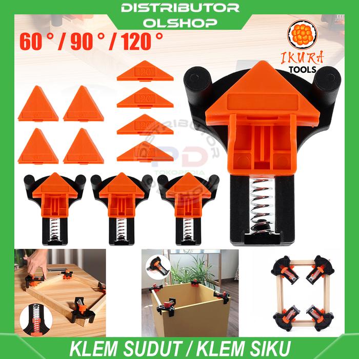 Jual Alat Sudut Siku Angle Corner Clamp Mate Klem Ujung Figura Frame ...
