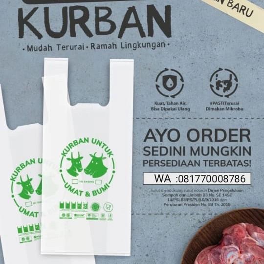 Jual Kantong plastik daging Qurban ramah lingkungan aman food grade ORI ...