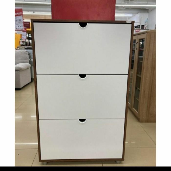 Jual Lemari sepatu informa manolo white rak sepatu tempat sepatu sandal ...