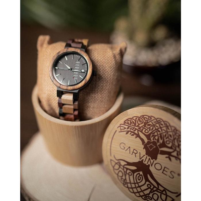 Jual Jam Tangan Kayu Arfak Series & Merian Day-Date Couple Original ...