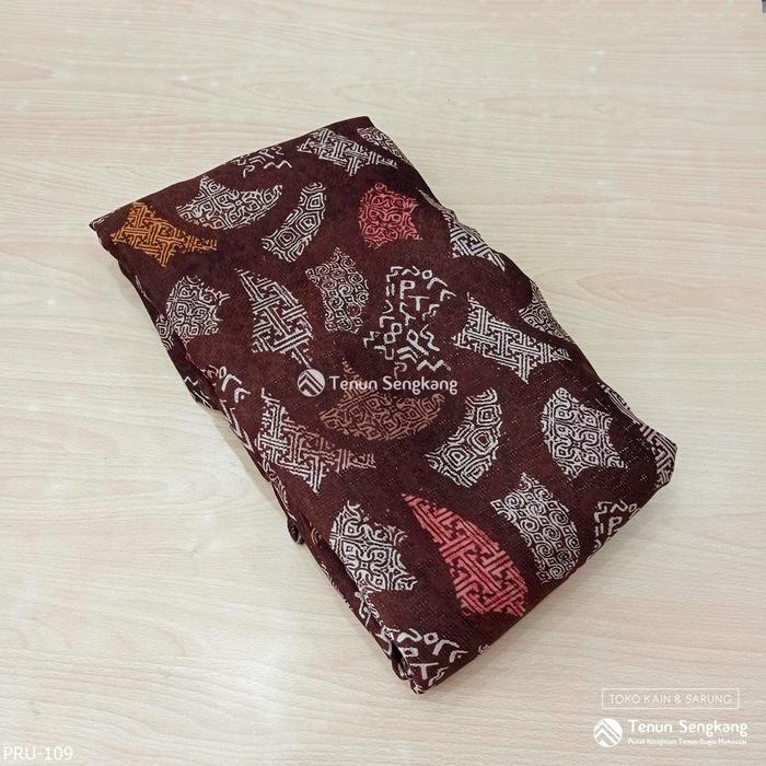 Jual Kain Tenun Dobby Batik Sutra Bugis Makassar - Tenun Sengkang PRU-109 - Kota Makassar ...