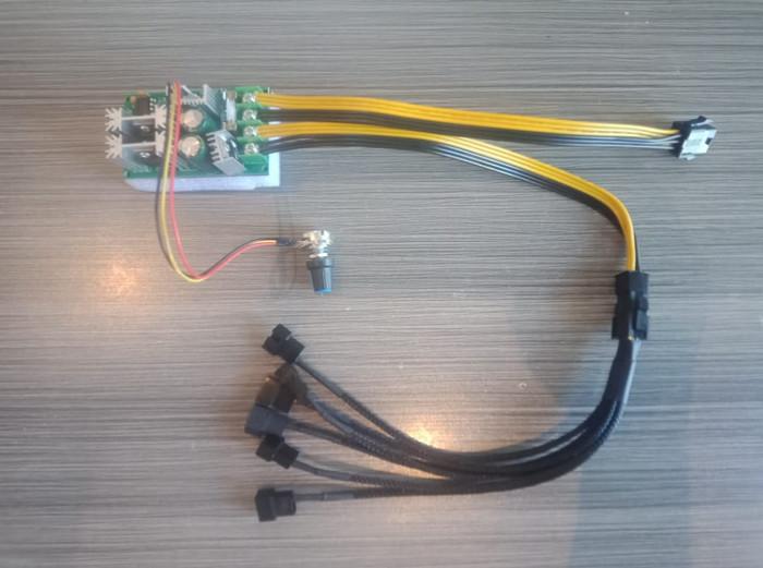 Jual High Speed Fan Controller for Non-PWM/PWM 5 Port Hub 6 pin PCIe ...
