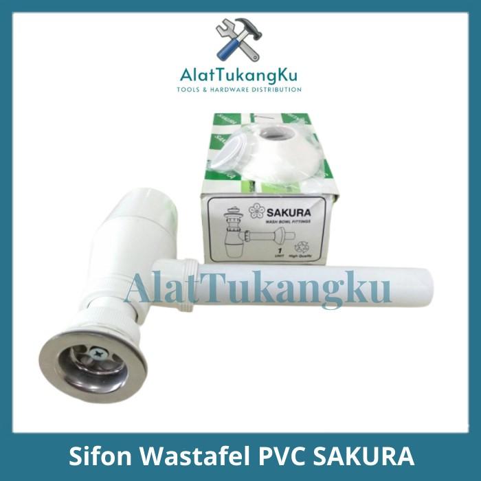Jual Sifon Wastafel+Avur PVC SAKURA/Sifon Plastik Pembuangan Air ...