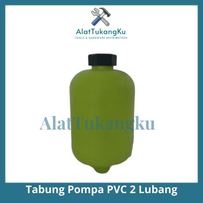 Jual Tabung Pompa Air 2 Lubang PVC Tebal/Tangki Air Plastik Pompa PVC ...