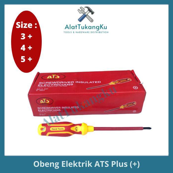 Jual Obeng Elektrik ATS 3" 4" 5" inch (+) Obeng Listrik Plus Electric ...