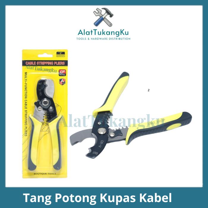 Jual Tang Potong Kabel Kombinasi Kupas Kabel 8 Inch Tang Crimping ...