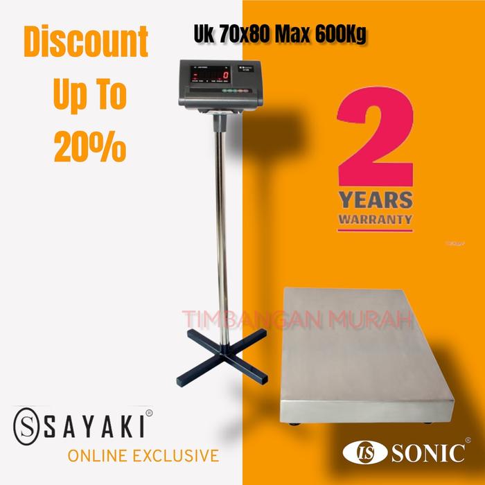 Jual Timbangan Digital Lantai Duduk Industri SAYAKI SONIC A12E - Kota Bandung ...