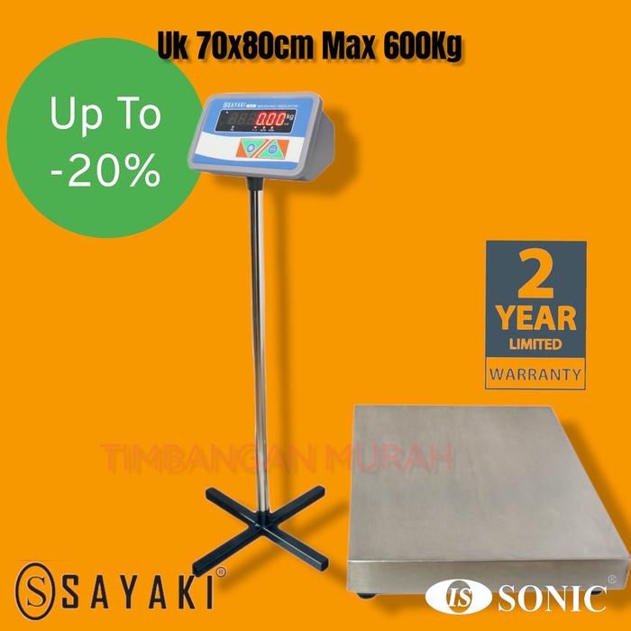 Jual Timbangan Duduk Digital Bench Scale Lantai SAYAKI SONIC - Kota ...