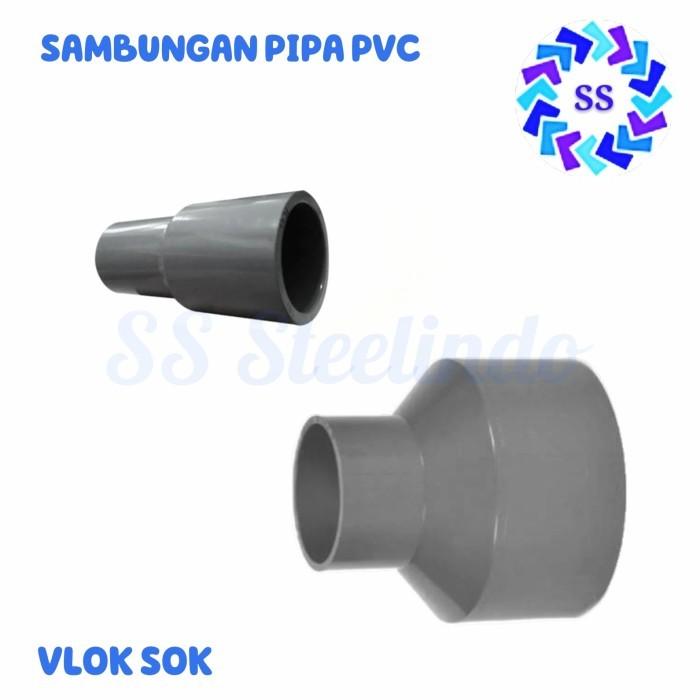 Jual FITTING/SAMBUNGAN PIPA PVC RUCIKA/POWER VLOK-SOK - 4 INCH ×, 3/4 ...