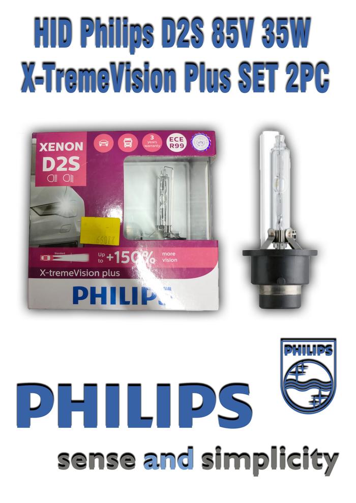 Promo HID Philips D2S 85V 35W X-TremeVision Plus SET 2PC 66077 Cicil 0% ...