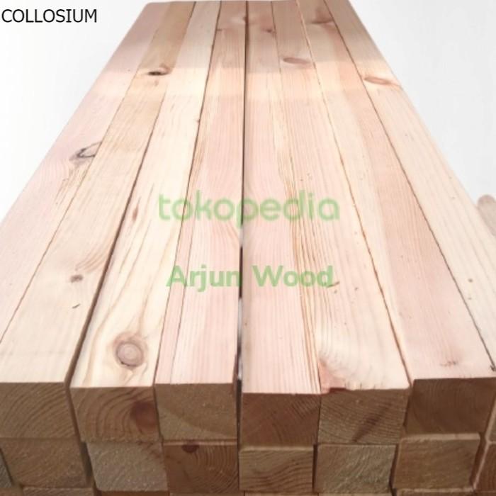 Jual New kayu balok kaki meja 4 x 4 cm kayu jati belanda finishing ...