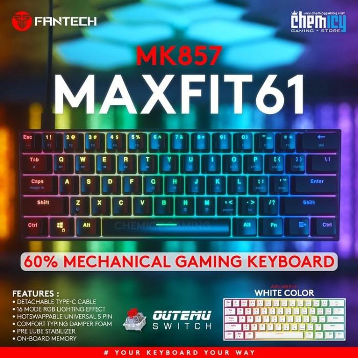 Jual Fantech Maxfit 61 Mk857 60% Rgb Hotswap Mechanical Gaming Keyboard ...