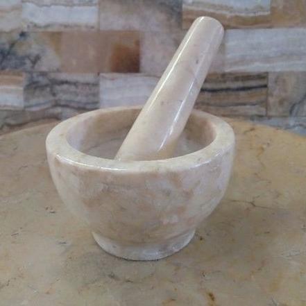 Jual Best Lumpang Alu Marmer Marble Mortar Pestle Alat Tumbuk Tumbukan ...