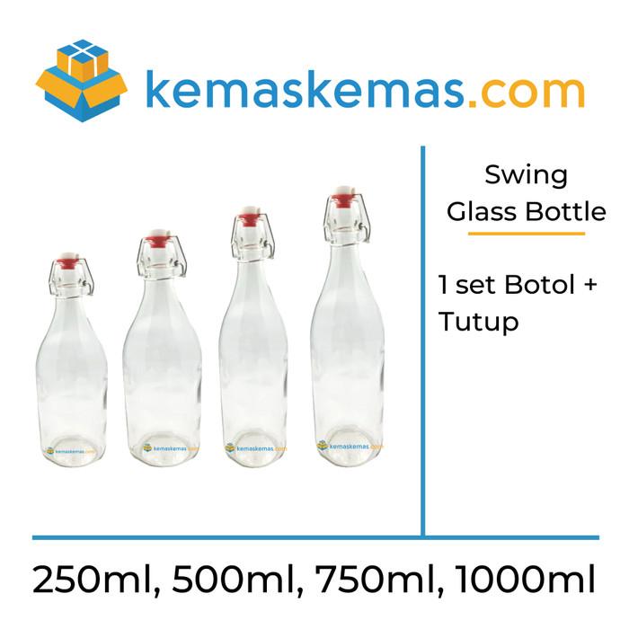 Jual Botol Kaca Swing Bottle Premium + Tutup - Jakarta Selatan ...