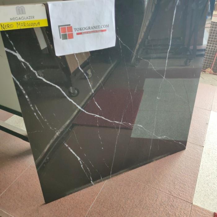 Jual GRANIT LANTAI 80X80 MEGAGLAZER NERO MARQUINA POLISHED GLOSSY - Kab ...