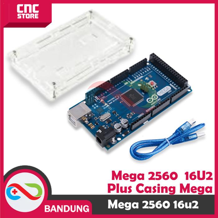 Promo ARDUINO MEGA 2560 R3 ATMEGA 16U2 COMPATIBLE BOARD WITH CASE ...
