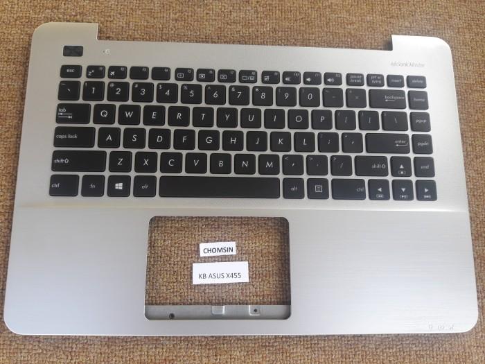 Jual Keyboard Asus X455 A455L Plus Frame Silver Original Like New ...
