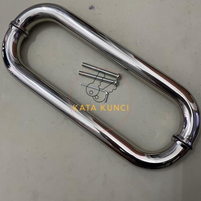 Jual pull handle stainless tarikan pintu kaca tempered atau aluminium ...