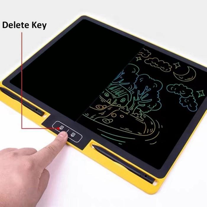Jual LCD Writing Tablet 16 Inch with 2 Delete Keys Split Screen Drawing ...