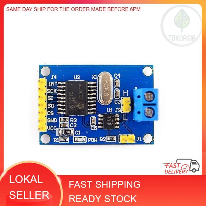 Jual Arduino CAN Bus Module MCP2515 - Kota Pekanbaru - TOKOASIA_ | Tokopedia