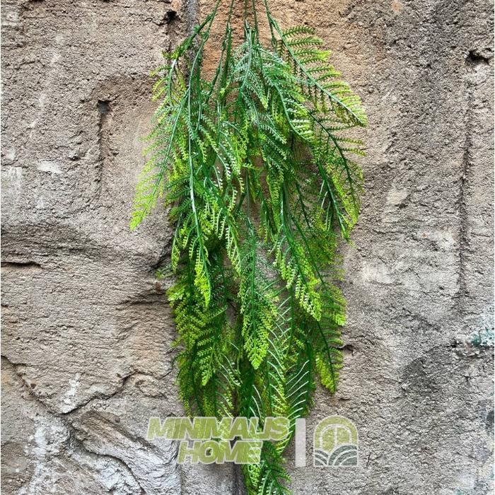 Promo Daun Juntai Pakis Yugali Bambu Putih Salju Snowy Rambat Plastik ...