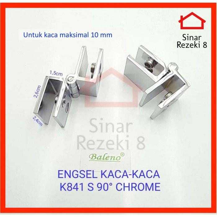 Jual Engsel Jepit Kaca ke Kaca K841 S Chrome Pintu Lemari Etalase Penjepit - Jakarta Selatan ...
