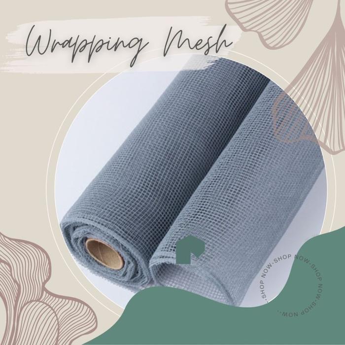 Jual Flower Wrap Mesh Buket Jala Wrapping Jaring Korean - OXFORD GREY ...