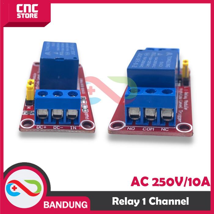 Jual MODULE RELAY 1 CHANNEL 5V AKTIV HIGH ATAU AKTIV LOW DENGAN ...