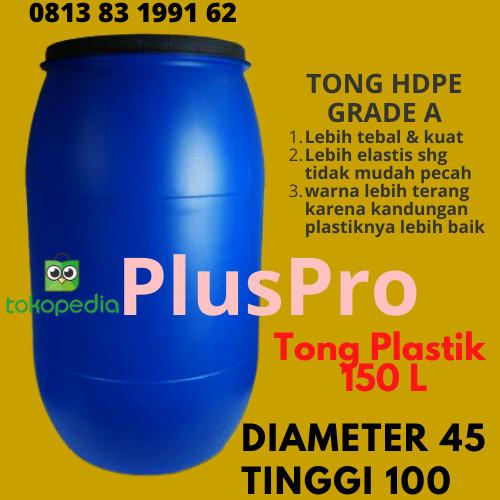Jual Tong / 150 L Liter / Tong Plastik Biru / Tong Sampah / Biru Baru ...