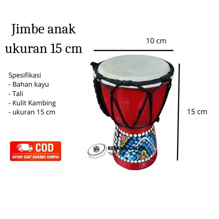 Jual Alat Musik Jimbe / Gendang / Alat Musik Tradisional / Jimbe Ukuran ...