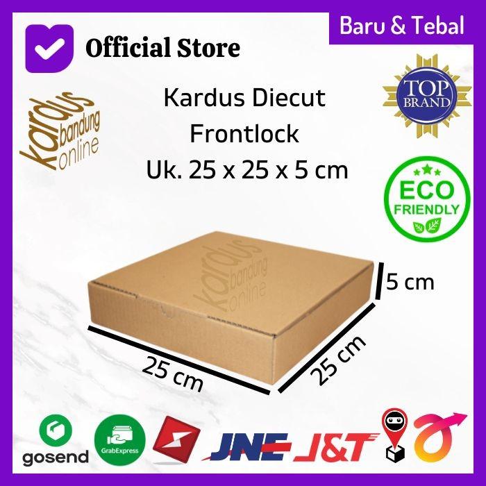 Jual Kardus | Box | Karton (25X25X5) Tipe Dus Pizza Tebal 3 Mm ...