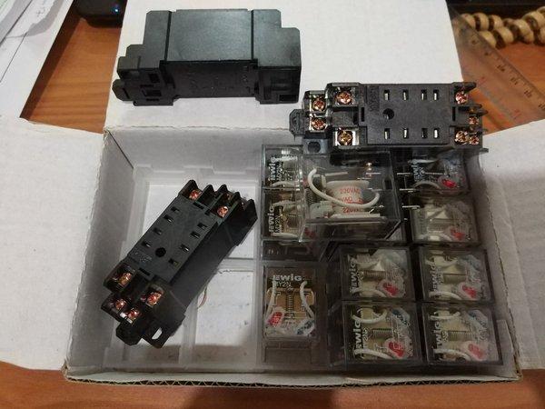 Jual Relay MY2N dan Socket PYF08A-E per SET relay dan soket 220volt ...