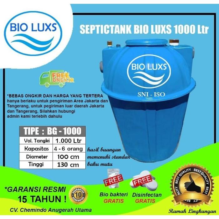 Jual Realpict Septictank Biotech,Bioluxs,Bionet Bg 1000 Liter Harga ...