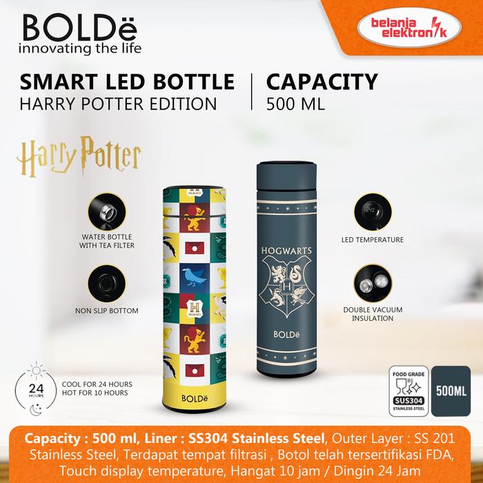 Jual BOLDe Smart LED Botol Harry Potter Edition Termos Suhu Temperatur ...